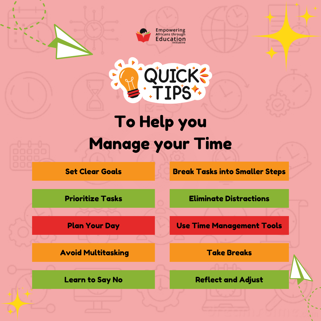 Tips for Effective Time Management - Empowering Africans Through ...